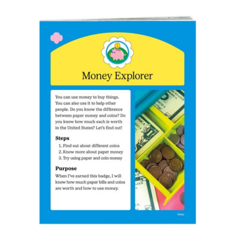 Daisy Money Explorer Badge Requirements – GSSEM Service Center Pickup