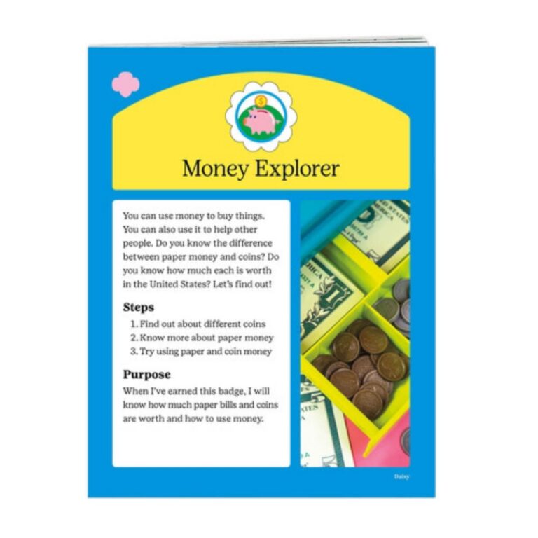 Daisy Money Explorer Badge Requirements – GSSEM Service Center Pickup